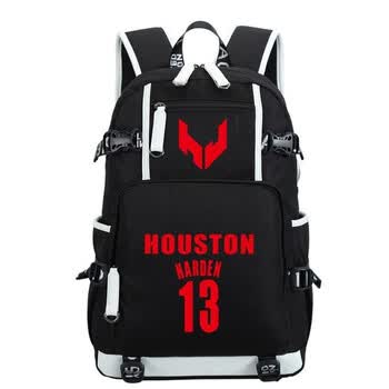 NBA篮球包科书比包库篮里詹球姆斯书包篮球双肩包哈登背包威少乔治周边夜光韦德送人生日礼物节日礼物礼品 哈登03