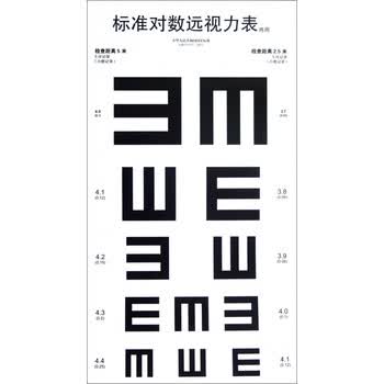 标准对数远视力表(两用)