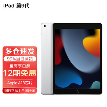 苹果（Apple） ipad9代 2021款苹果平板电脑10.2英寸 A13芯片 学习办公娱乐游戏 【21款】256G WiFi版 银色 【膜套+蓝牙键盘】【图片 价格 品牌 报价】-京东