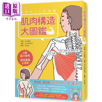 肌肉构造大图鉴 港台原版 石山修盟 枫书坊 医疗常识