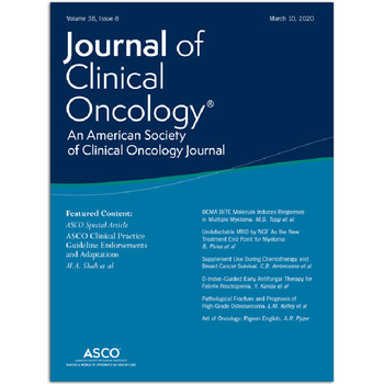 【单期 可选】Journal of Clinical Oncology 美国临床肿瘤学医学杂志 20 2020年3月刊