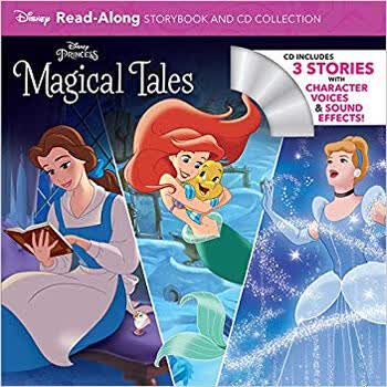 迪士尼公主魔法故事书和CD合集 Disney Princess Magical Tales Re 进口故事书