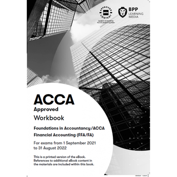 FIA/ACCA Financial Accounting (FFA) Workbook (对应F3