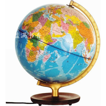 博目地球仪：32CM政区灯光地球仪（木座合金架11-32-04） 北京博目地图制品有限公司编 测绘出