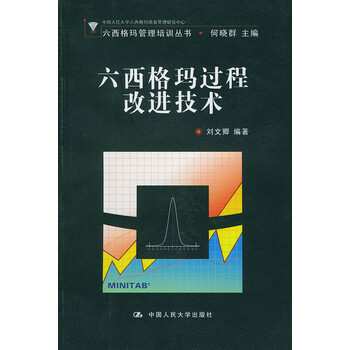 六西格玛过程改进技术(含盘)【正版图书】