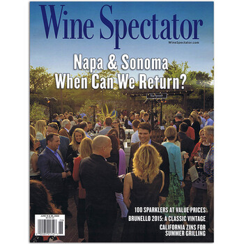 【单期可选】Wine Spectator 葡萄酒观察家杂志2020/21年 英文英语杂志 2020年6月15_30日刊