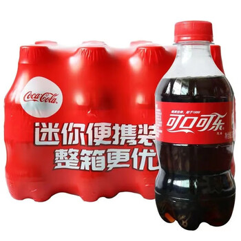 【可口可乐可乐含糖PET300ML/*12/全塑包（彩膜）】可口可乐含糖汽水碳酸饮料 300ML*12瓶全塑包（彩膜）【行情 报价 价格 评测】-京东