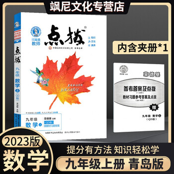 2023点拨九年级上册荣德基九上 数学青岛版
