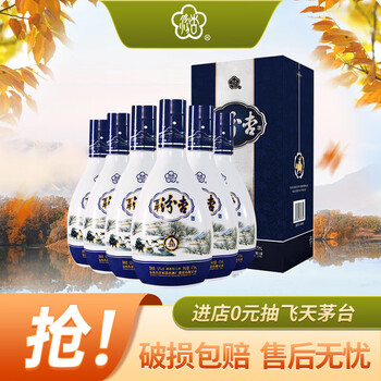 汾杏酒 山西杏花村酒 百年汾杏酒 白酒（新老包装随机发货）53度 A20 475ml*6瓶【图片 价格 品牌 报价】-京东