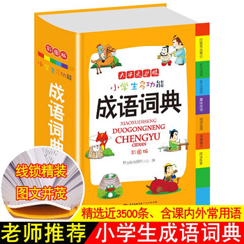 成语词典 新编小学生大全彩图版中小学中华多功能成语词典工具书1-6年级现代汉语多功能常用实用词典