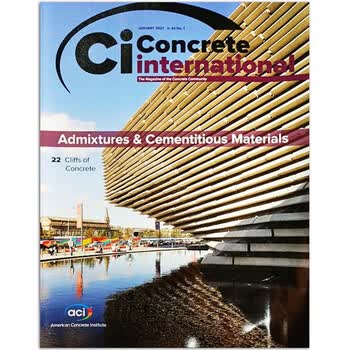 【单期可选】Concrete International  英文国际混凝土设计技术杂志 2021年1月刊