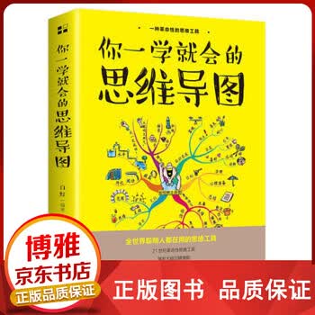 你一学就会的思维导图  聪明人都在使用的逻辑思维激发大脑潜能左右脑开发智力书籍