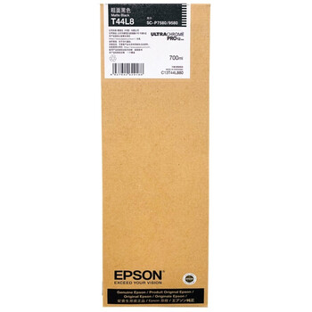 【爱普生T44L8】爱普生（EPSON）原装T44L8粗面黑色墨盒C13T44L880适用SC-P7580/9580大幅面专业照片打印机墨水 ...