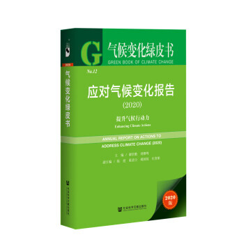 气候变化绿皮书：应对气候变化报告：提升气候行动力2020 谢伏瞻刘雅鸣陈迎巢清尘胡国权庄贵阳 978