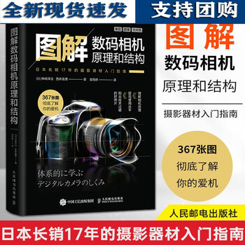 图解数码相机原理和结构 摄影书籍摄影器材入门指南 单反数码相机微单器材使用技巧 摄影构图用光指南摄