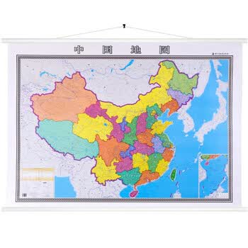 【哑光高清覆膜】2022全新版中国地图挂图1.4m×1m 双面覆膜 耐折防水 中国交通全图