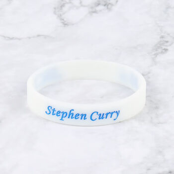 库里手环NBA球星手环男女运动硅胶手环夜光手环科比同款篮球手环 库里/夜光 大号(建议100斤以上者购买)