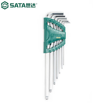 【世达09109】世达（SATA）09109 7件特长球头内六角扳手组套 扭力工具 HNNY【行情 报价 价格 评测】-京东