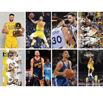 【球星推荐】库里海报 新款NBA勇士队周边斯蒂芬·库里Stephen Curry应援海报库里 【1551】库里海报8张+双面胶 其他,其他,10000份