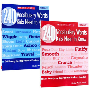 一二年级需要掌握的240个英文单词240 Vocabulary Words Kids Need