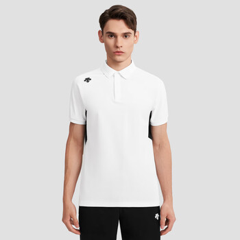 DESCENTE迪桑特TRAINING系列综训训练运动健身男子短袖POLO衫秋季 WT-WHITE L(175/96A)【图片 价格 品牌 报价】-京东