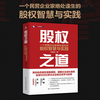 股权之道：一个民营企业家绝处逢生的股权智慧与实践 每位企业家都能学会的股权设计 股权激励与企业控制书
