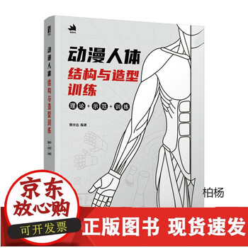 C动漫人体结构与造型训练 游戏动漫人体结构原理手绘技法伯里曼插画素描人物绘画基础入门自学临摹画册动作