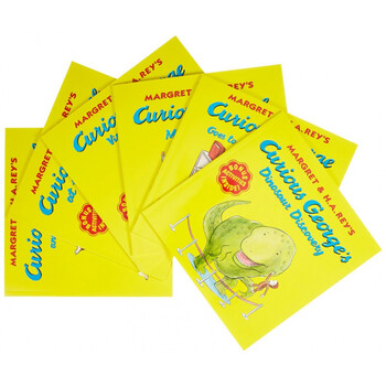 华研原版 好奇猴乔治在城里读物6册盒装 英文原版绘本 Curious George Around T