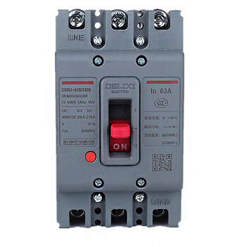 【德力西CDM3】德力西（DELIXI）塑壳断路器 空气开关过载保护三相三线总开关 CDM3-63S/3300 63A【行情 报价 价格 评测】-京东