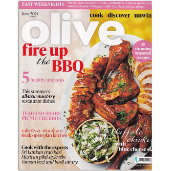 【单期可选】Olive 美味 橄榄 2019/20/21年月刊 英国烹饪与烘焙美食杂志 2021年6月刊
