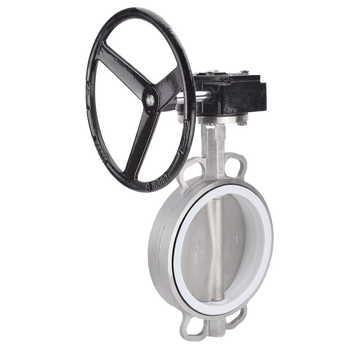 【铁幕云D371F-16P 】铁幕云 304不锈钢对夹涡轮蝶阀 D371F-16P 304-丁晴材质DN350 【行情 报价 价格 评测】-京东