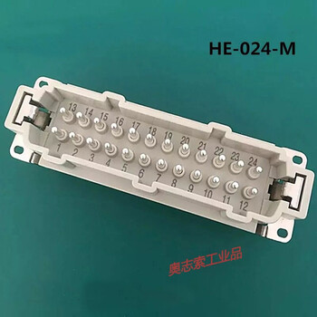 重载连接器工业航空插头公母针公插芯内件24芯HDC-HE-024-M航插芯 HDC-HE-024-M 公芯【图片 价格 品牌 报价】-京东