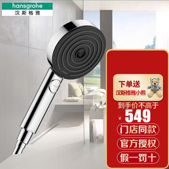 汉斯格雅（Hansgrohe）沛适飞Pulsify花洒手持莲蓬头淋浴器配件花洒喷头 沛适飞花洒(镀铬)24111007【图片 价格 品牌 报价】-京东