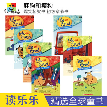 Ick and Crud 胖狗和瘦狗7册 Ick's Bleh Day Mystery in the Barn 学乐爆笑桥梁书 初级章节书 课外读物 5-8岁 英文原版进口图书 英文读物