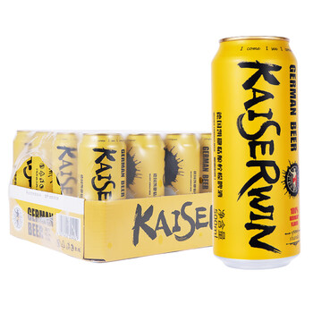 【凯撒柠檬味啤酒500ml*24罐】凯撒kaiserwin柠檬味精酿啤酒整箱装 德国原瓶原装进口500ml*24罐【行情 报价 价格 评测】-京东