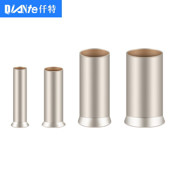 仟特 EN管型裸端头 冷压接线端子紫铜镀银连接管针型铜接头插针铜管鼻 EN0506 2000只/装【图片 价格 品牌 报价】-京东