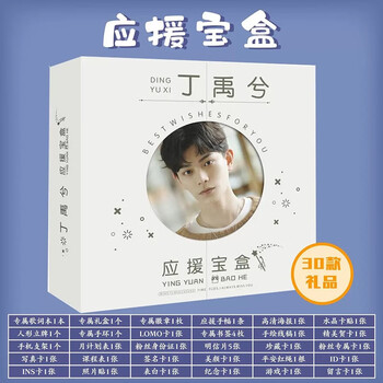 明星礼盒任嘉伦迪丽热巴金智秀黄明昊盲盒应援周边明信片海报照片贴纸大礼包者自 丁禹兮应援宝盒