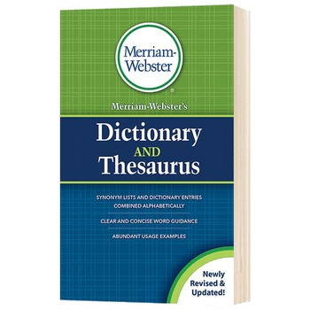 英文原版  韦氏英语词典与同义词辞典Merriam-Webster's Dictionary