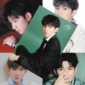 TFBOYS王源海报 2021全新单人贴墙壁纸挂画高清写真一套8张 王源海报(8张随机)