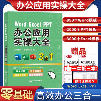 word excel ppt从入门到精通教程表格制作函数office书籍办公软件计算机应用基础