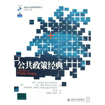 公共政策经典/美国公共政策经典译丛
