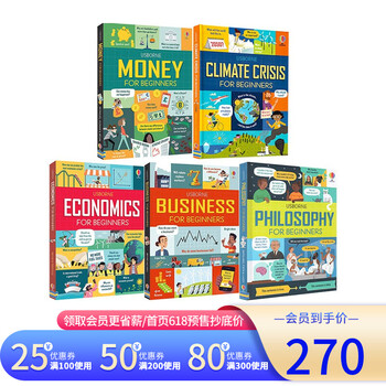英文原版 少年商学院 5册 Usborne Business for Beginners 读懂金融经济商业哲学气候法律 儿童英语绘本启蒙 少儿科学科普读物