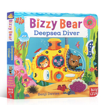 100元选5件小熊很忙系列恐龙乐园Bizzy Bear: Dinosaur Safari绘本忙碌的小 小熊第1辑:深海潜水员