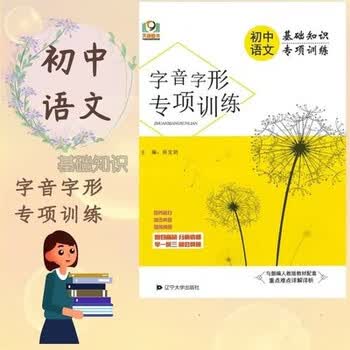 包邮【当天发】2022版初中语文基础知识专项训练 字音字形专项训练