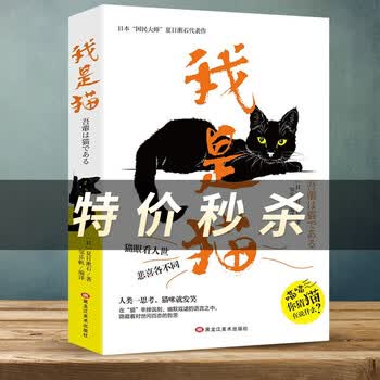 正版 我是猫 夏目漱石著 中文翻译 日文原版 外国小说 国外名家经典作品 世界名著 文学书籍