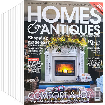 英国HOMES & ANTIQUES杂志 订购2022年 E39 家居软装古玩配饰杂志订购一年