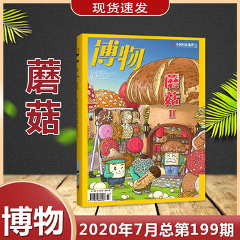 博物杂志2020年7月第7期 蘑菇Ⅱ 博物君自然人文科普百科图书 中国国家地理青少年科普期刊丛书