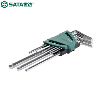 【世达09101】世达（SATA）09101 9件特长球头内六角扳手组套 09101【行情 报价 价格 评测】-京东