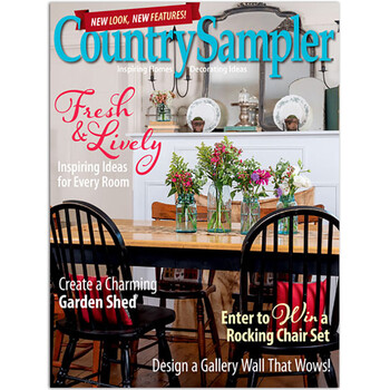 【单期可选】Country Sampler 2020/2021年月刊 田园式范例 美国田园装修杂志 2021年5月刊