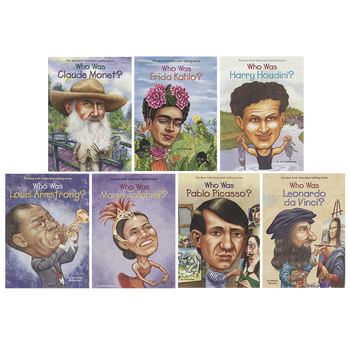 Who is Who was 系列名人传记绘本7册 儿童读物英文原版 画家艺术家魔术师 英文原版进口